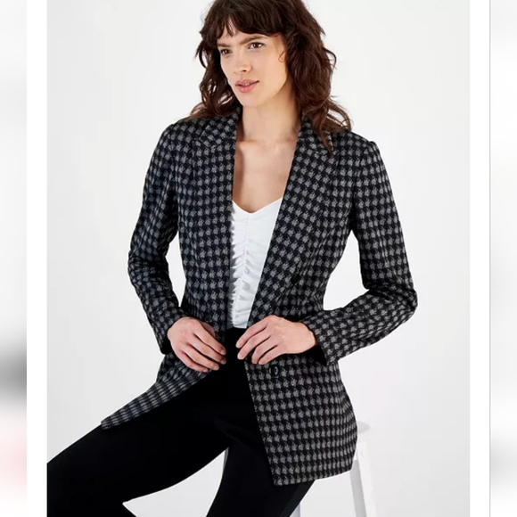 Bar III | Jackets & Coats | Bar Iii Womens Knitjacquard Openfront ...